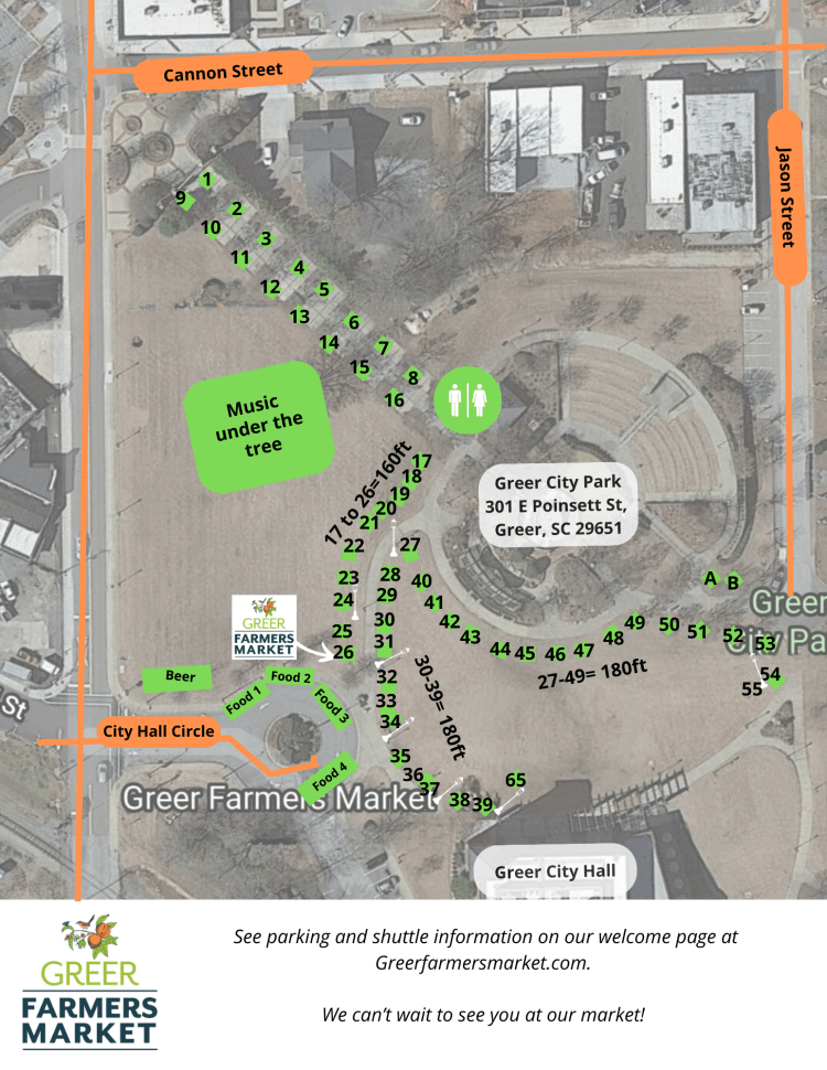 Greer Farmers Market – All year access to local foods and community